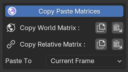 World Matrix - AnimToolbox Documentation